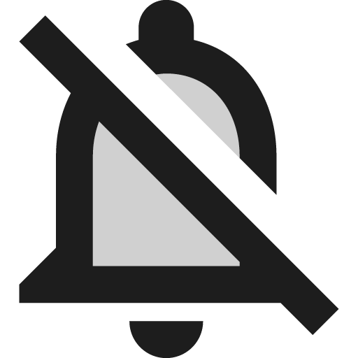 Notifications off outline icon svg png free download - 2