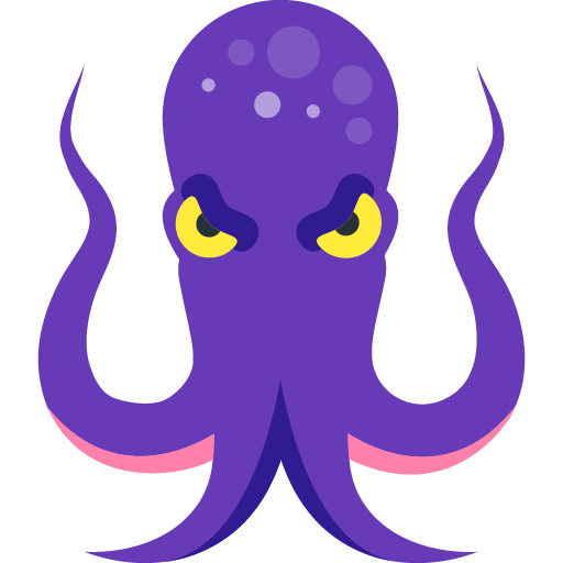 Octopus icon svg png free download