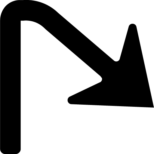 On ramp sharp right icon svg png free download