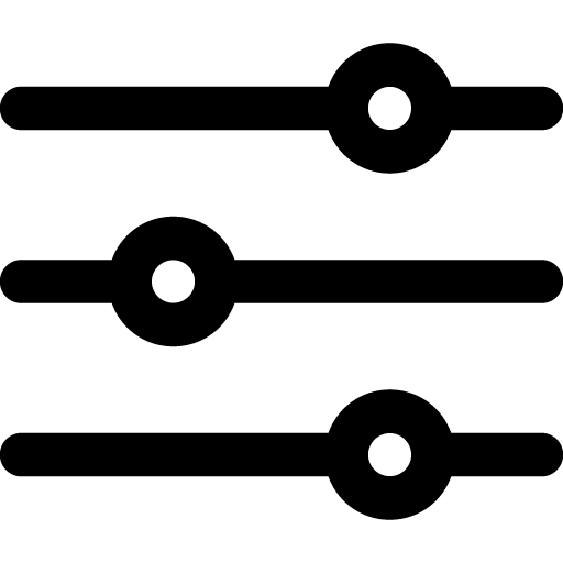 Options outline icon svg png free download