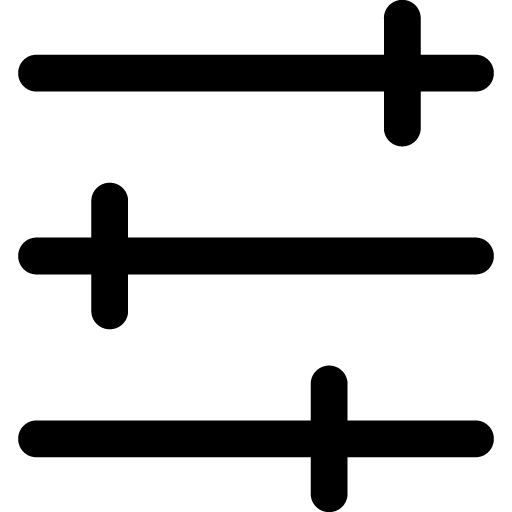 Options outline icon svg png free download - 3