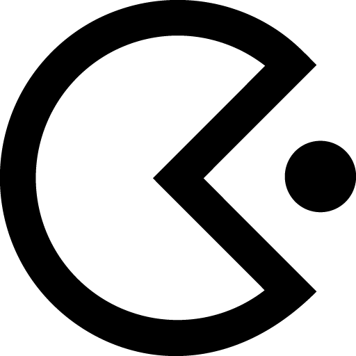 Pac man icon svg png free download