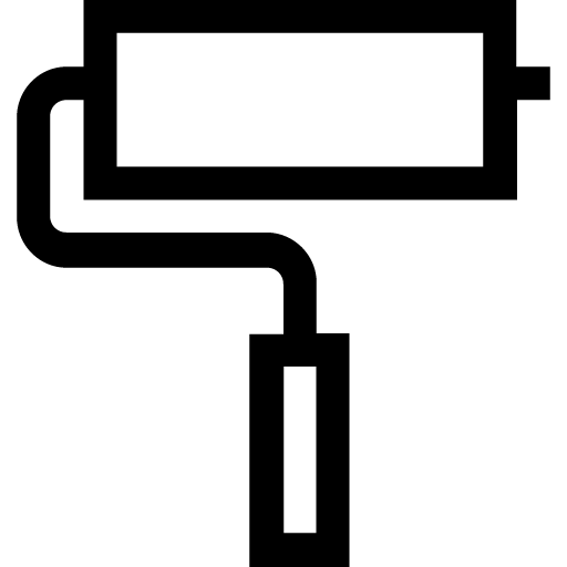 Paint roller icon svg png free download