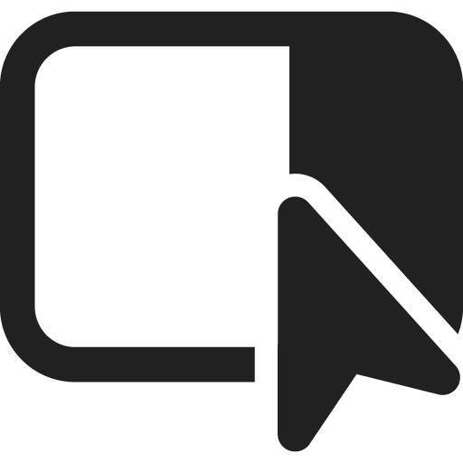 Panel right cursor icon svg png free download