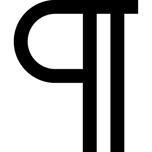 Paragraph icon svg png free download - 4