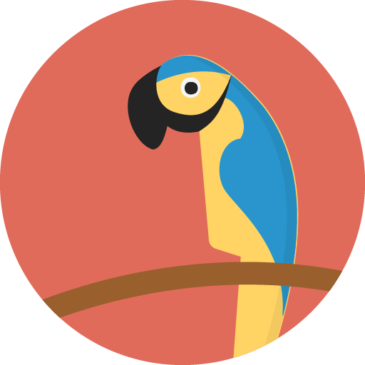 Parrot icon svg png free download