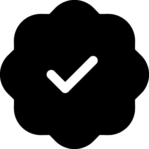 Patch check fill icon svg png free download