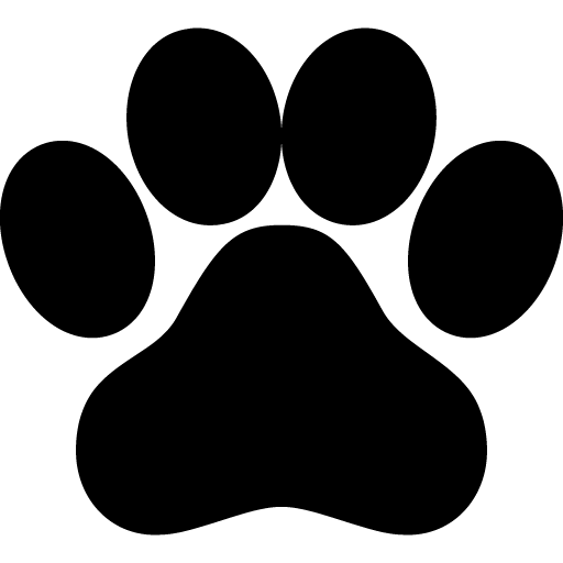 Paw filled icon svg png free download