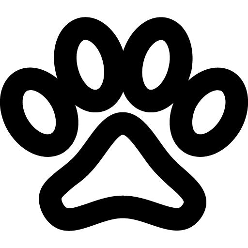 Paw outline icon svg png free download - 2