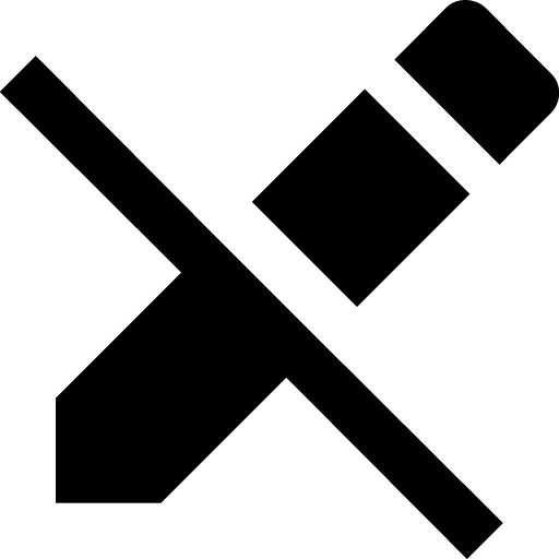 Pencil off icon svg png free download - 2