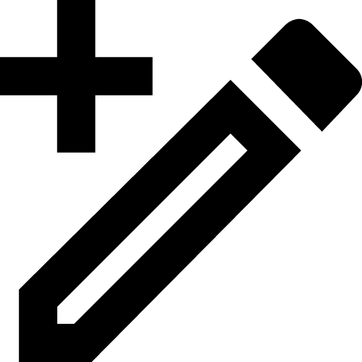 Pencil plus outline icon svg png free download