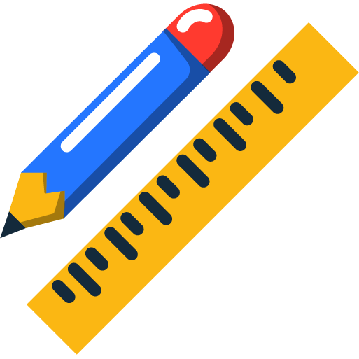 Pencil ruler icon svg png free download - 4