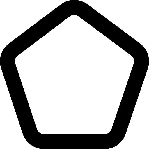 Pentagon icon svg png free download - 4
