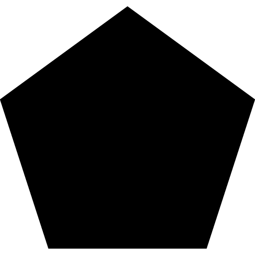 Pentagon icon svg png free download - 5