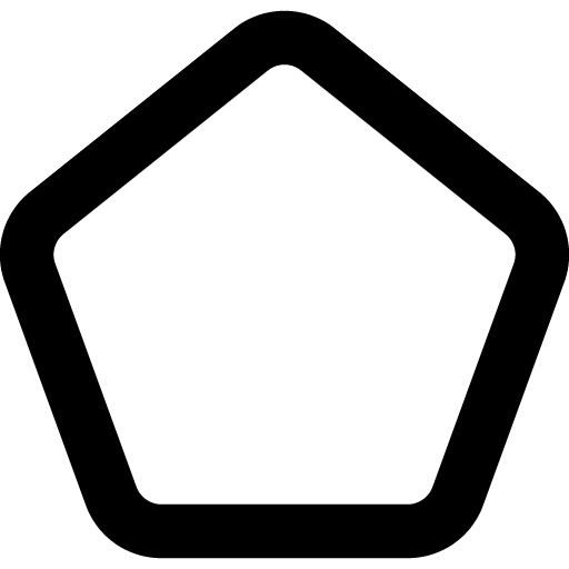 Pentagon icon svg png free download - 6