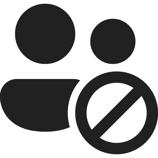 People prohibited icon svg png free download