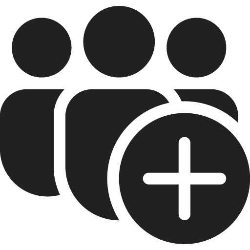 People team add icon svg png free download