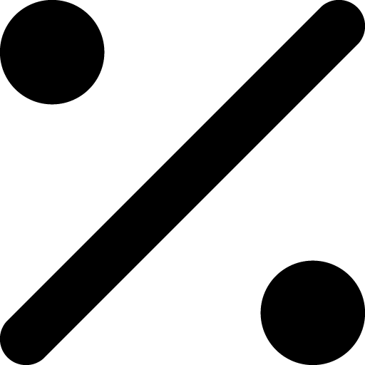 Percentage icon svg png free download - 3
