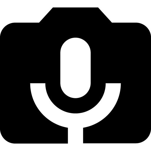 Perm camera mic icon svg png free download