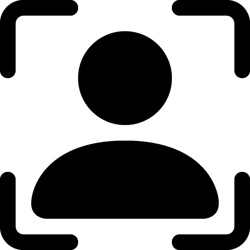 Person bounding box icon svg png free download