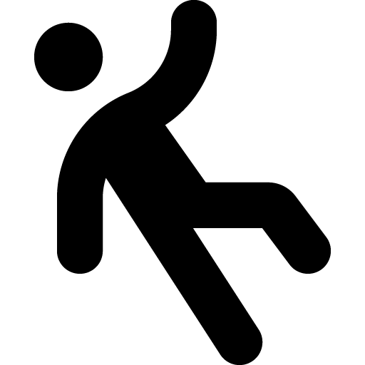 Person falling icon svg png free download