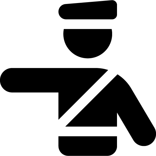 Person military pointing icon svg png free download