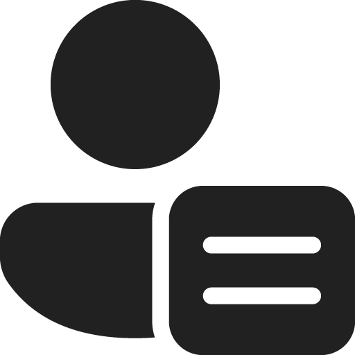 Person note icon svg png free download