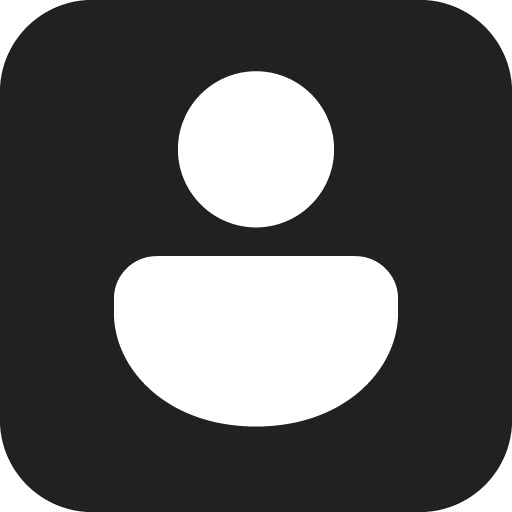 Person square icon svg png free download - 2