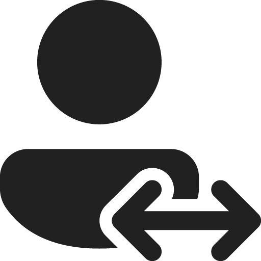 Person swap icon svg png free download