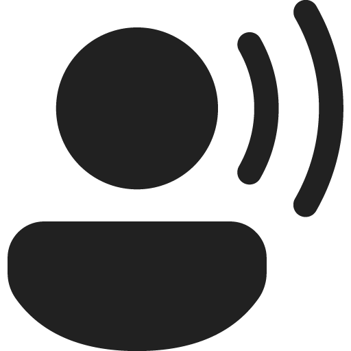 Person voice icon svg png free download