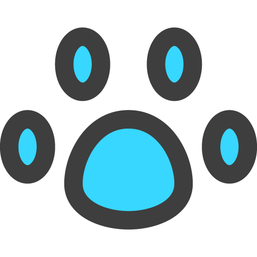 Pet paw icon svg png free download