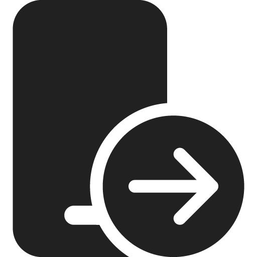 Phone arrow right icon svg png free download