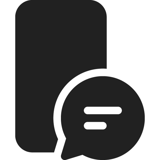 Phone chat icon svg png free download