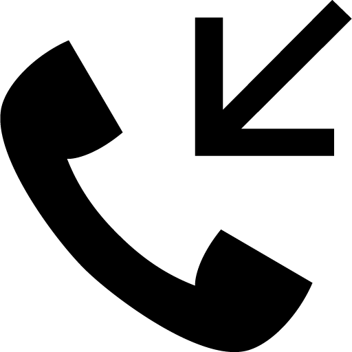 Phone incoming icon svg png free download