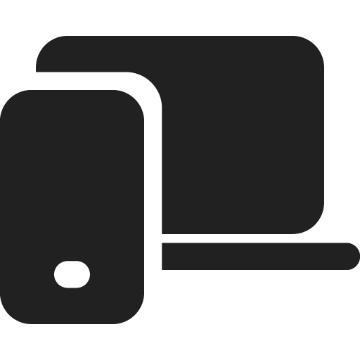 Phone laptop icon svg png free download