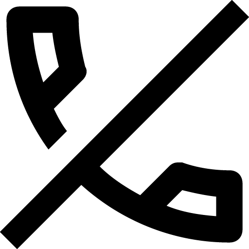 Phone off outline icon svg png free download - 2
