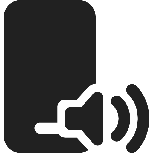Phone speaker icon svg png free download