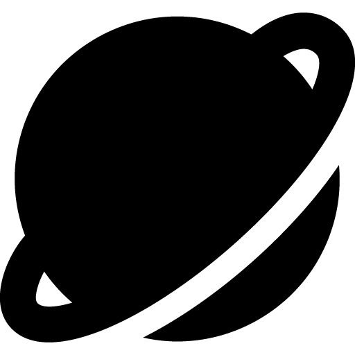 Planet outline icon svg png free download - 2
