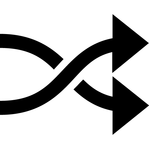 Playback schuffle icon svg png free download