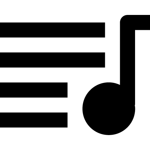 Playlist play icon svg png free download - 3