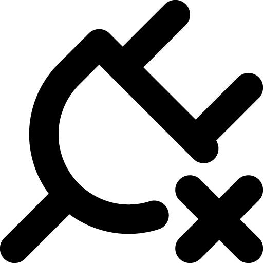 Plug x icon svg png free download