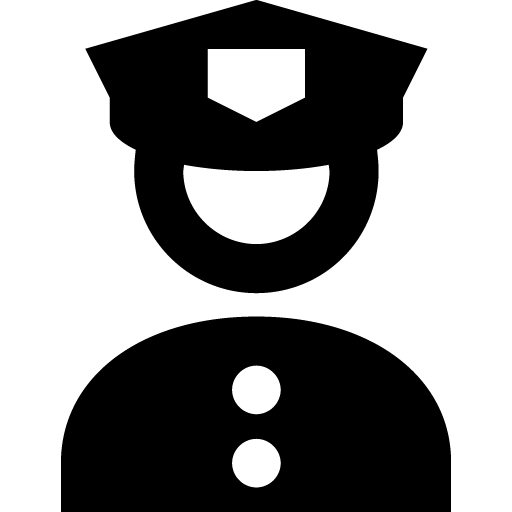 Police officer icon svg png free download