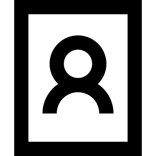 Portrait icon svg png free download - 2