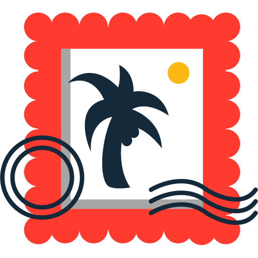 Postage stamp icon svg png free download