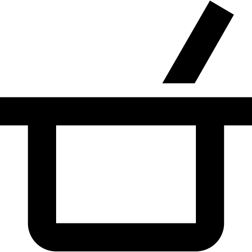 Pot mix outline icon svg png free download