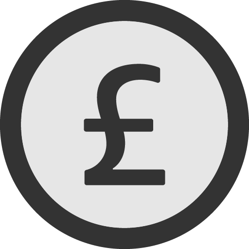 Pound circle icon svg png free download - 3