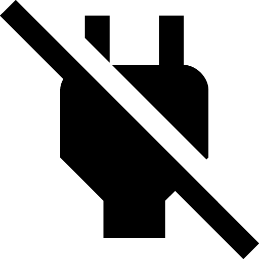 Power plug off icon svg png free download