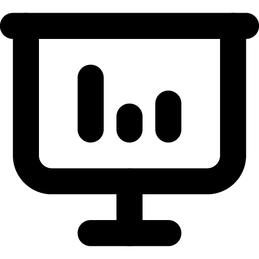 Presentation analytics icon svg png free download