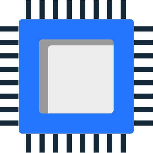 Processor chip icon svg png free download