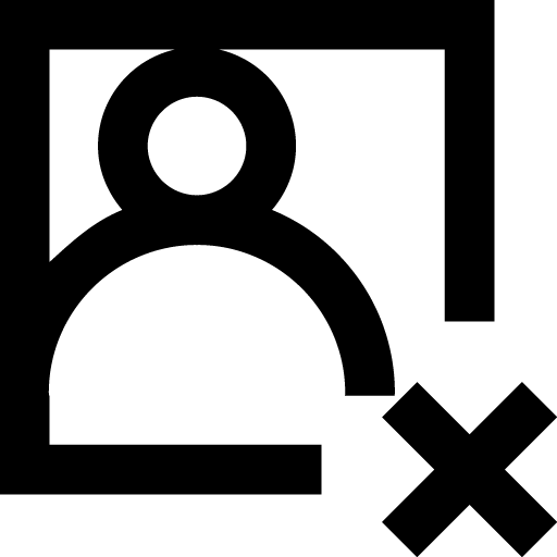 Profile image close icon svg png free download